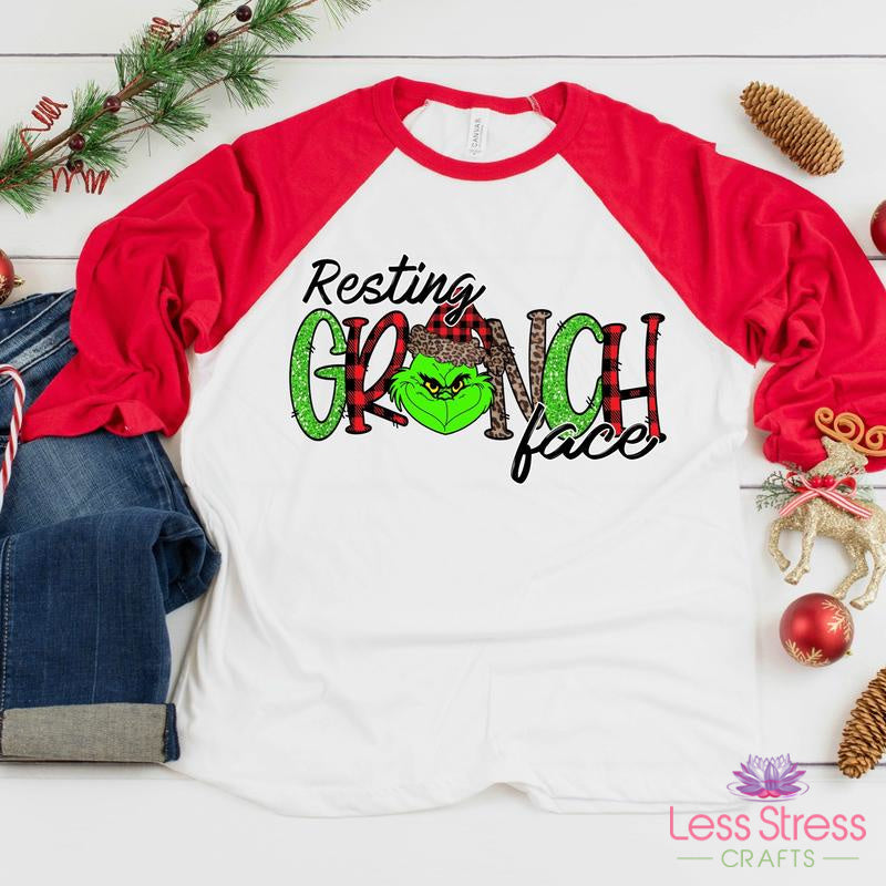Resting Grinch Face – LessStressCrafts